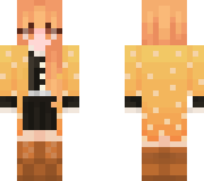 Zenitsu Genderbend | Minecraft Skin