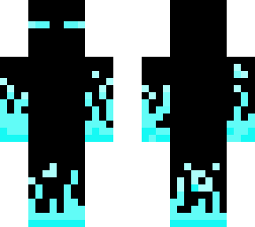 4x4 blue fire | Minecraft Skin