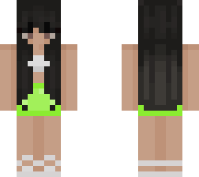 tropical beach girl | Minecraft Skins