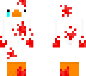 beautiful bloody chicken | Minecraft Skin
