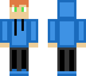 blue hood | Minecraft Skin