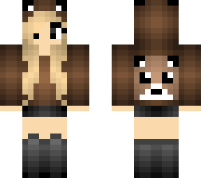Cute Bear Girl | Minecraft Skin