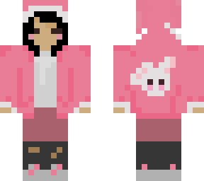 Feng Min Pink Bunny | Minecraft Skin