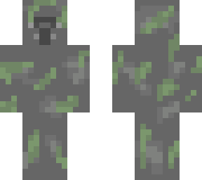 Mossy Stone Villager | Minecraft Skin