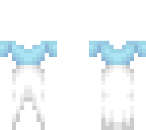 OB - Cute Ruffle Top w/ White Blouse | Minecraft Skin