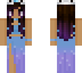 AteBobo Galaxy Gown Tiara | Minecraft Skin