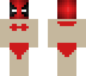 bikini deadpool | Minecraft Skin