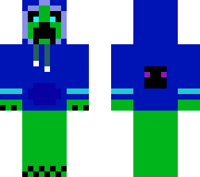 Creeper Hoodie skin | Minecraft Skin