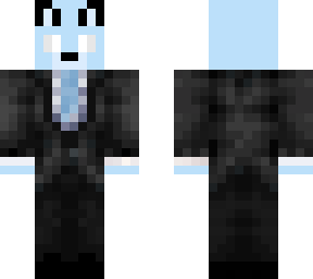 Ghost Fox in a Suit | Minecraft Skin