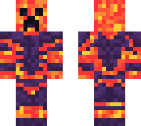 lava creeper | Minecraft Skins
