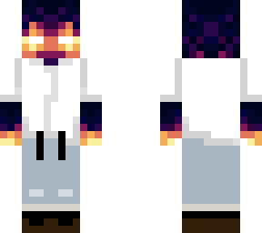 Minimalistic Glowing Boy - Brown shoes | Minecraft Skin