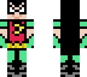 Robin From Teen Titans Go. | Minecraft Skin