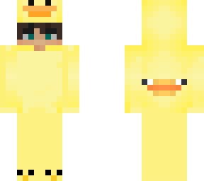 white boy in duck costume | Minecraft Skin