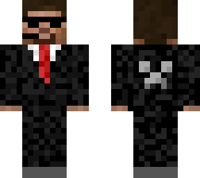 agent steve with sunglasses | Minecraft Skin