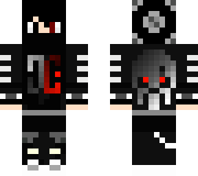 Devil Black masked | Minecraft Skin
