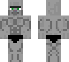 Gigachad Villager (Green Eyes) (Wide) | Minecraft Skin