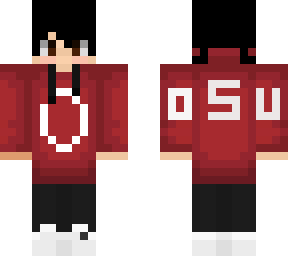 Ohio State Hooide | Minecraft Skin