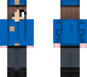 Police officer girl blue eyes v.1.0 | Minecraft Skin