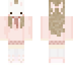 pink bunny girl | Minecraft Skins