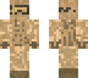 Dry Grass Ghillie Suit | Minecraft Skin