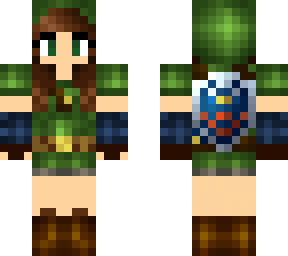 Female Link Minecraft Skin