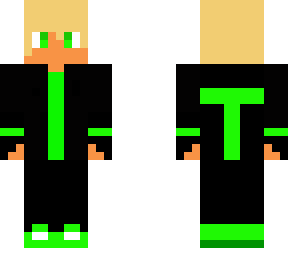 green gamer boy | Minecraft Skins