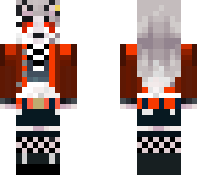 loona with red croped jacket and boots (helluva boss) | Minecraft Skin
