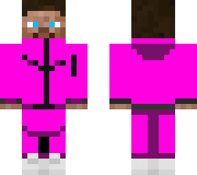 Nike Tech Steve (Pink) | Minecraft Skin