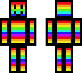 Rainbow Guy | Minecraft Skin