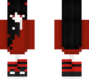 red suit girl | Minecraft Skin