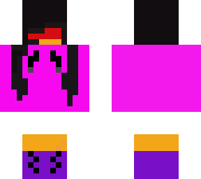 Aphmau from Hoodie wolf hurt | Minecraft Skin