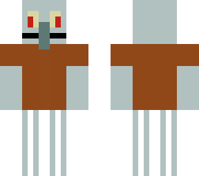 better version of squid ward | Minecraft Skin