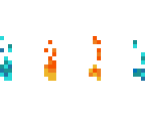 fire and water | Minecraft Skins