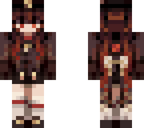 genshin hu tao | Minecraft Skins