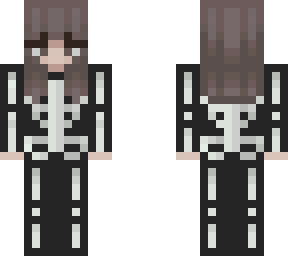 skeleton onesie for me | Minecraft Skin
