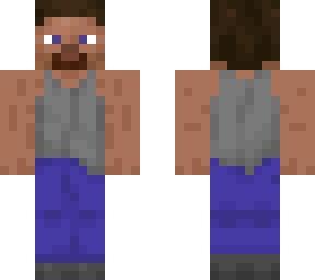 tank top steve | Minecraft Skins