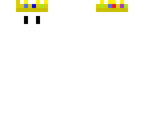 White Null with Technoblade Crown | Minecraft Skin