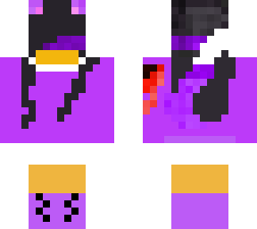 Aphmau from Hoodie wolf hurt | Minecraft Skin