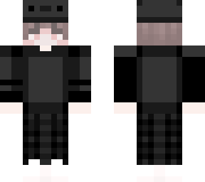 black axolotl | Minecraft Skin