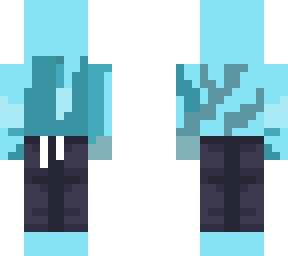 Blue Hissy With Pants | Minecraft Skin