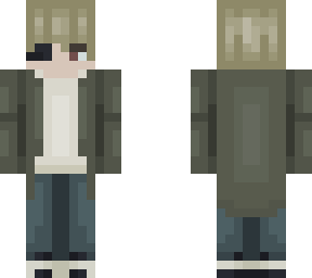 denji eyepatch | Minecraft Skins