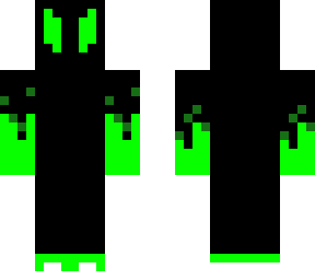 Green Hacker classic avatar | Minecraft Skin