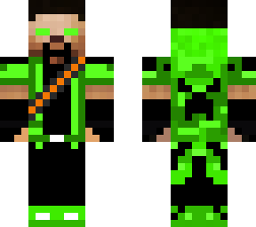 Green Herobrine 2 | Minecraft Skin