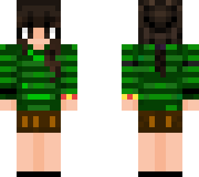Josie (sheep_xing) green sweater recolor | Minecraft Skin