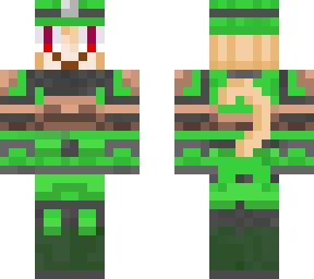Neco Arc Factorio Green | Minecraft Skin