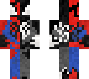 black symbiote spiderman | Minecraft Skins