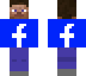Steve but Facebook | Minecraft Skin