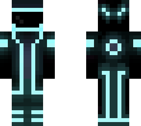 tron glow | Minecraft Skin