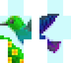 -=Hummingbird=- [Pixel art] | Minecraft Skin