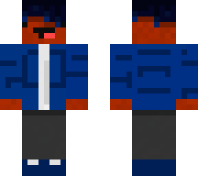 blue locks | Minecraft Skins